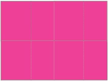 Amazon.com : Four-of-a-Kind Standard Popping Pink Blank Utility ...