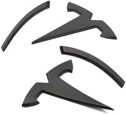 Tesla Model Y Accessories Emblem Sticker 2PCS/Set for Front Trunk/Rear ...