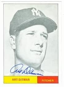 Art Ditmar autographed baseball card (New York Yankees) (67) RGI 1961 ...