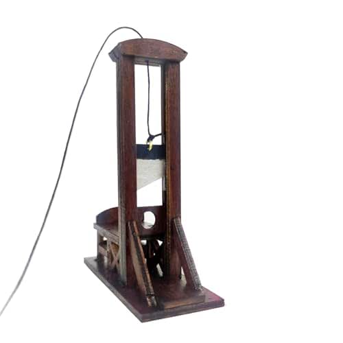 Amazon.com: SANYANMIAO Miniature French Guillotine Mini Model Creative ...