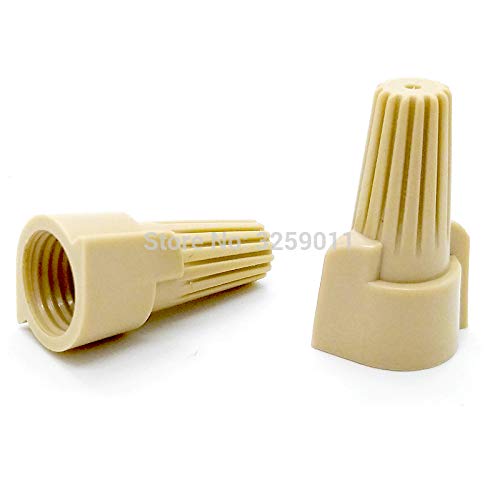 Gimax 100PCS Electrical Wire Twist Nut Connector Terminals Cap Double ...