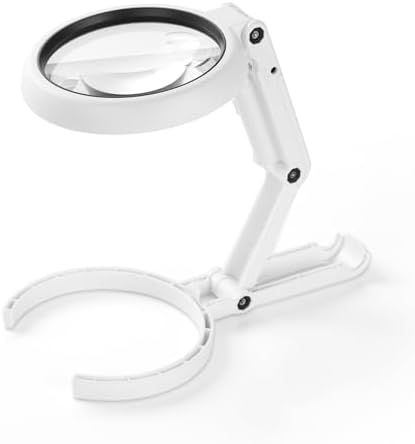 Amazon.com: OTraki 3.5X 10X Magnifying Glass with Light and Stand, LED ...