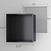 Amazon.com: MOSILVERON Shower Niche 12" x 12", Stainless Steel Shower ...