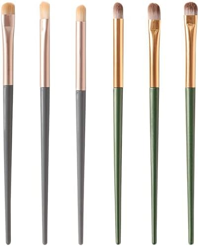 Amazon.com: Professional Eye Makeup Brushes Eyeshadow Brush Set - 6pcs ...