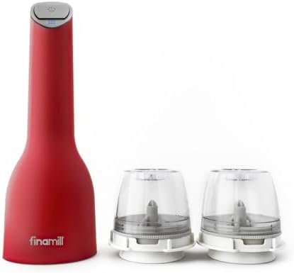 FinaMill USB Rechargeable Pepper Mill & Spice Grinder | Adjustable ...
