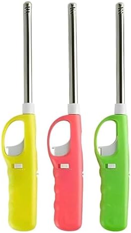 E FAST CE4 - 3 x Large bbq Lighters Refillable Safety Gas Candle BBQ ...