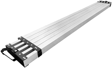 9-15ft Telescoping Aluminum Work Plank, Anti-Slip Textured Surface ...