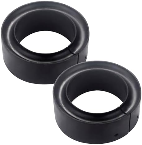 Amazon.com: 2 Pack Heavy-Duty Round Rubber Coil Spring Spacer Booster ...