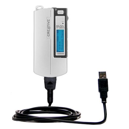 Amazon.com: Gomadic Classic Straight USB Cable for The Creative MuVo2 ...