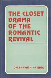 The Closet Drama Of The Romantic Revival | Amazon.com.br