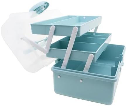 Uotyle 12in 3 Layer Multipurpose Storage Box/Craft Storage Boxes With ...