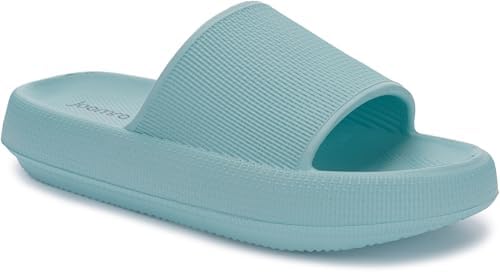 Amazon.com | Joomra Pillow Slippers for Women Recovery Foam House ...