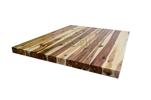 BingLTD - 30 inch L x 24 inch Rectangular Acacia Butcher Block Standard ...