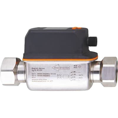SV7200, Vortex Flow Meter, TFT Display, 5-100 l/min, 4wire DC Dual PNP ...