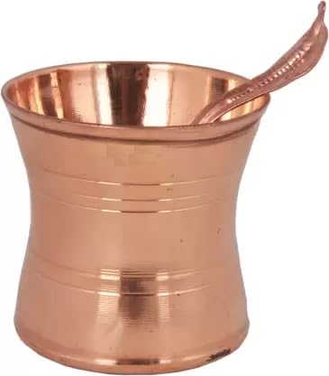 DOKCHAN indian traditional handcraft copper panchapatra set Panchapatra ...