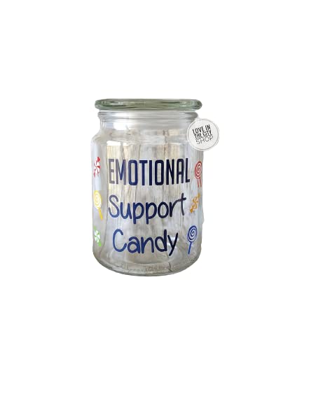 Amazon.com: Emotional Support Candy - Custom Candy Jar : Home & Kitchen