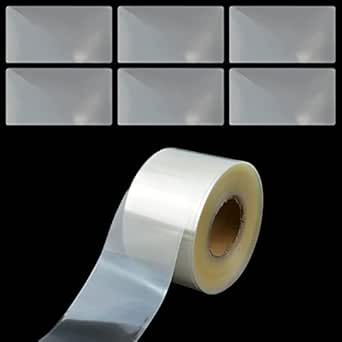 URROMA Label Protector Clear Labels, 1 Roll Total 500 Pcs Clear Label ...