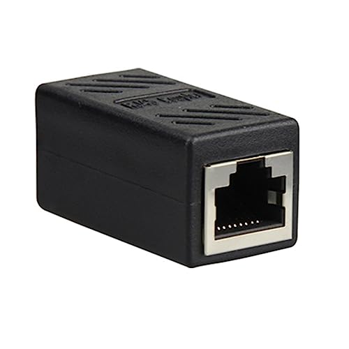 CY Adapter CAT6 RJ45 Female to Female Lan Connector Ethernet Network ...