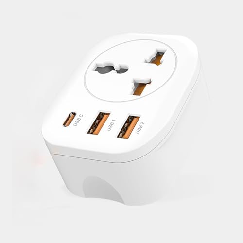 US Travel Adapter, AU to USA Travel Plug with 1 USB C Ports and 2 USB A ...