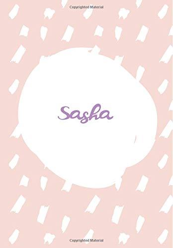 Sasha: 7x10 inches 110 Lined Pages 55 Sheet Rain Brush Design for Woman ...