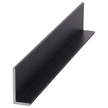 CRL Satin Anodized 1/4" Aluminum L-Bar Extrusion - 12 ft Long - Screen ...