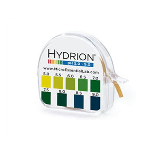 Micro Essential Lab 95 Hydrion Short Range pH Test Paper Dispenser, 5.0 ...