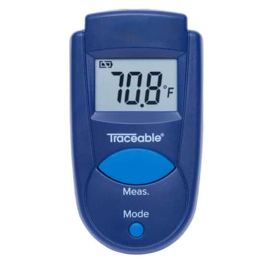Traceable Calibrated Mini IR Digital Pocket Thermometer with Key Chain ...