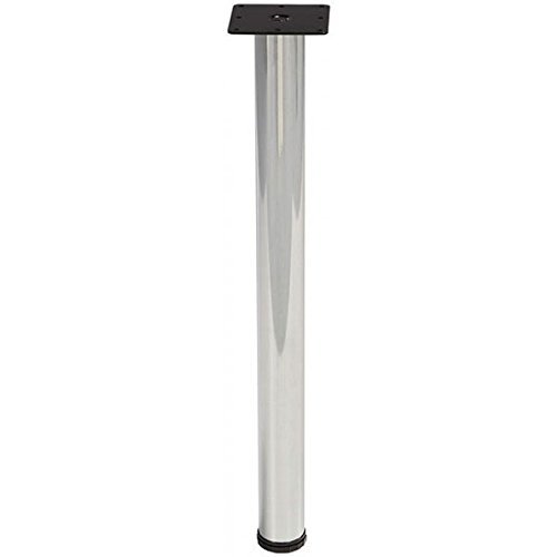 TableLegsOnline 28" Desk Height Legs 3" Diameter - Single - Polished ...