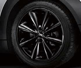 MINI Genuine Light Alloy Wheel Rim Black 7J 17" ET 48 Fits R57 ...