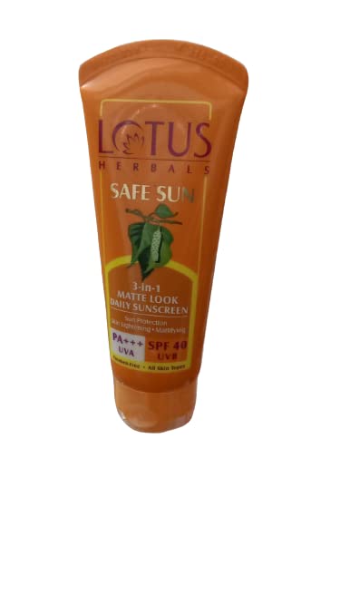 Safe Sun 3 in 1 matte look Sun Cream Pack of 2 : Amazon.in: Beauty