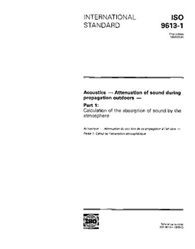 Amazon.co.jp: ISO 9613-1:1993, Acoustics - Attenuation of sound during ...