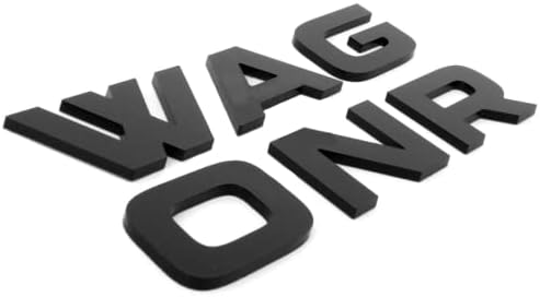 Wagon-R 3D Logo Self Adhesive Letter Black : Amazon.in: Car & Motorbike