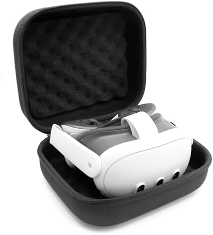 CASEMATIX Mighty and Compact Slim Hard Shell VR Headset Case Compatible ...