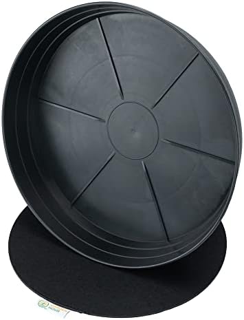 Amazon.com : CWP BLK-12001 Deep Plant Saucer, 12-Inch Diameter, Black ...