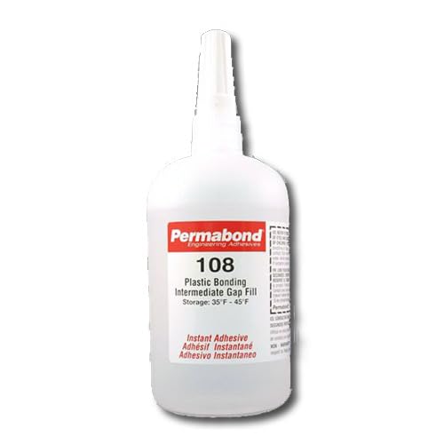 Permabond 108 Instant Adhesive-Fast-Set-Gap Filling, Great for Plastic & Rubber, Tip Kit ...