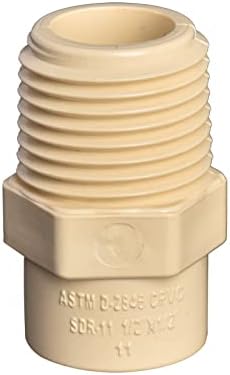 Amazon.com: 1/2" 10pcs CPVC Male Adapter Fittings Coupling Male Thread ...