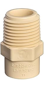 Amazon.com: 3/4" 10pcs CPVC Female Coupling Thread to Slip (Socket ...