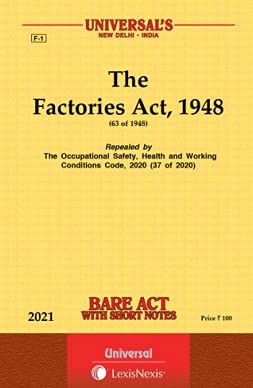Buy The Factories Act 1948 Book Online at Low Prices in India | The ...