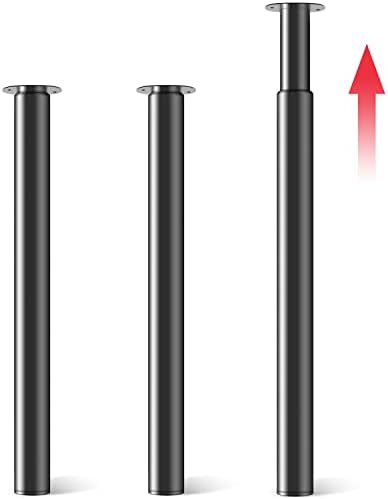 Hibtn 2 Pcs Adjustable Table Legs - Folding Table Leg for Breakfast Bar ...