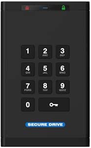 Amazon.com: SecureData SecureDrive KP 1TB Hardware Encrypted USB 3.0 ...