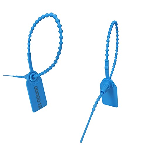 Snapklik.com : 100 Plastic Tamper Seals, Zip Ties For Fire ...