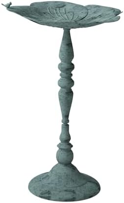 Amazon.com: Jemeni Iron Bird Bath with Stand, 28" H Bird Baths Bowl ...