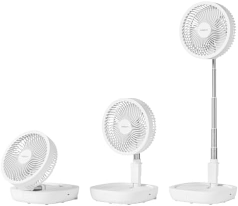 Buy AGARO Grand Foldable Stand Fan with Remote Control, Rechargeable, 4 ...