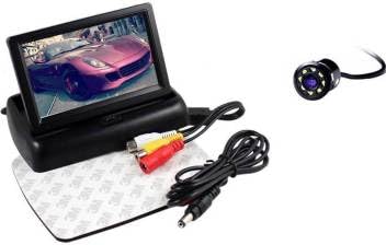 AutoBizarre Combo of 4.3 inch Folding Dashboard Monitor Screen with 8 ...