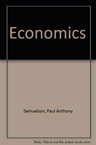 Economics: Samuelson, Paul Anthony: 9780070928633: Amazon.com: Books