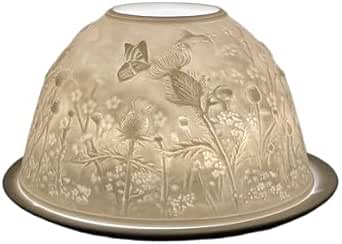 Luumii Light Domes Wild Flower, LED Light, Porcelain, 4.75-inch Width x ...