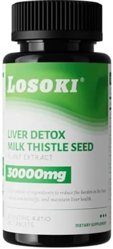 Amazon.com: Losoki Liver Support Supplement with Milk Thistle Silymarin ...