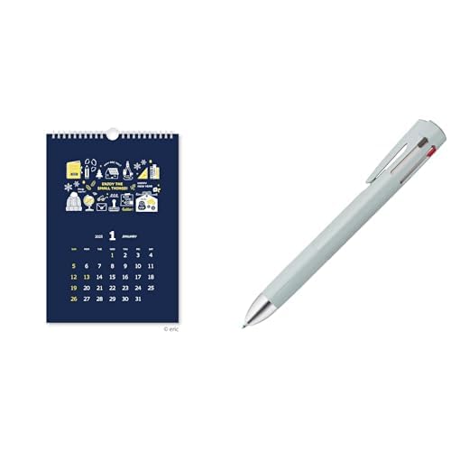 Amazon | 新日本カレンダー 2025年 カレンダー 壁掛け eric neon color NK4012「ボールペン付き ...