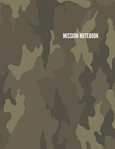 Mission Notebook: Unlined Mission Notebook - Large (8.5 x 11 Inches ...