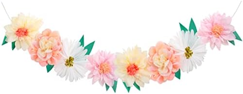 Amazon.com: Meri Meri Flower Garden Giant Party Garland (Pack of 1), 8. ...